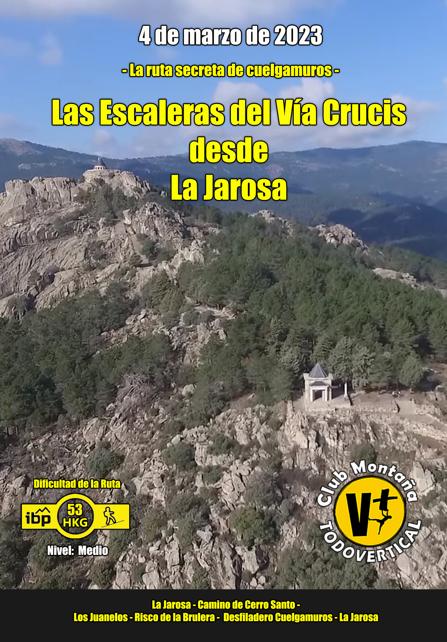 La Ruta secreta de Cuelgamuros » CLUB MONTAÑA TODOVERTICAL V+ (MADRID)